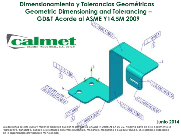 (PDF) Dimensionamiento y Tolerancias Geométricas Geometric Dimensioning and Tolerancing - GD&T ...