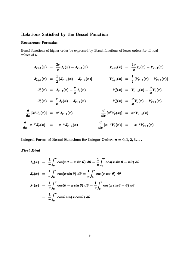 (PDF) Bessel functions