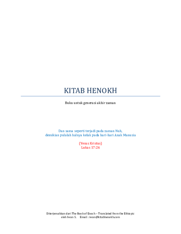 (PDF) KITAB HENOKH