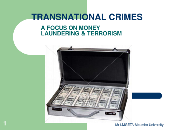 (PPT) TRANSNATIONAL CRIMES-PRESENTATION