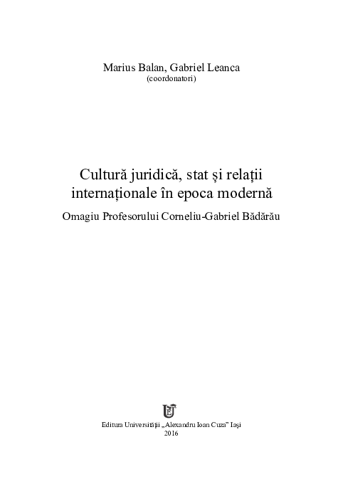 (PDF) Alexandru Sturdza-Bârlădeanu (1800-1869): câteva date biografice