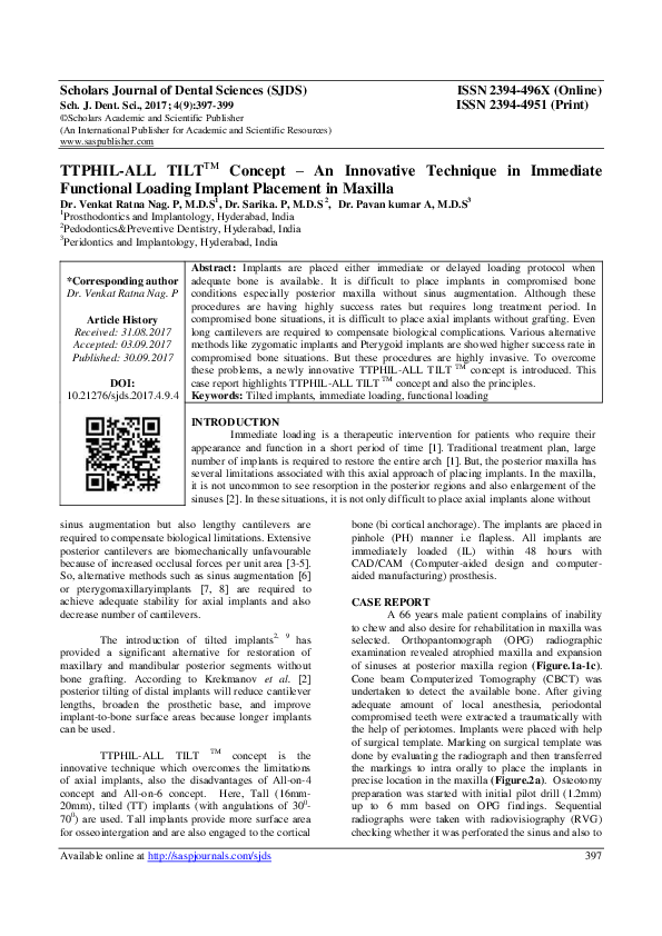 (PDF) TTPHIL-ALL TILT TM Concept -An Innovative Technique in Immediate ...