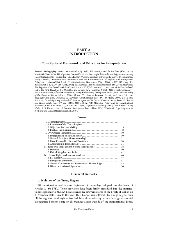 (PDF) Constitutional Framework and Principles for Interpretation