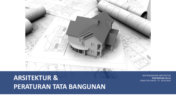 (PDF) ARSITEKTUR & PERATURAN TATA BANGUNAN