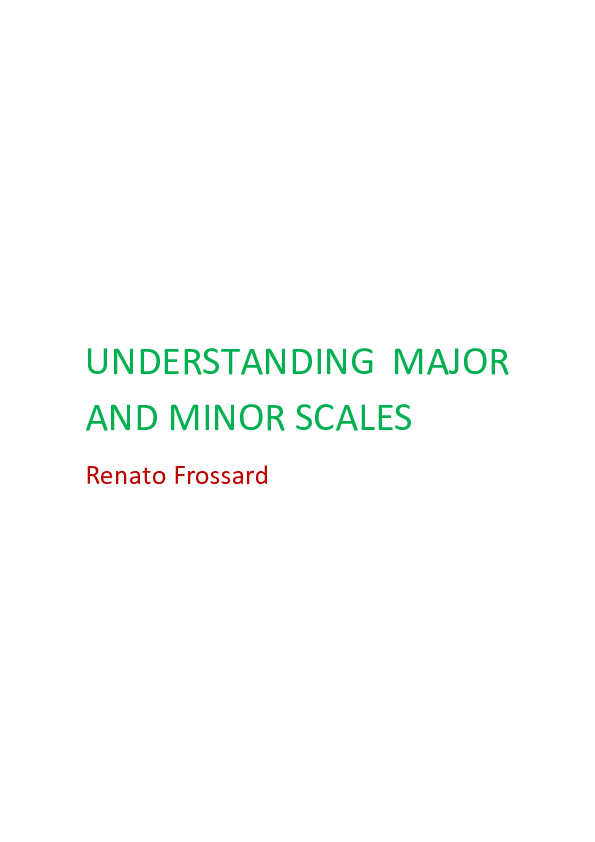 (PDF) UNDERSTANDING MAJOR AND MINOR SCALES