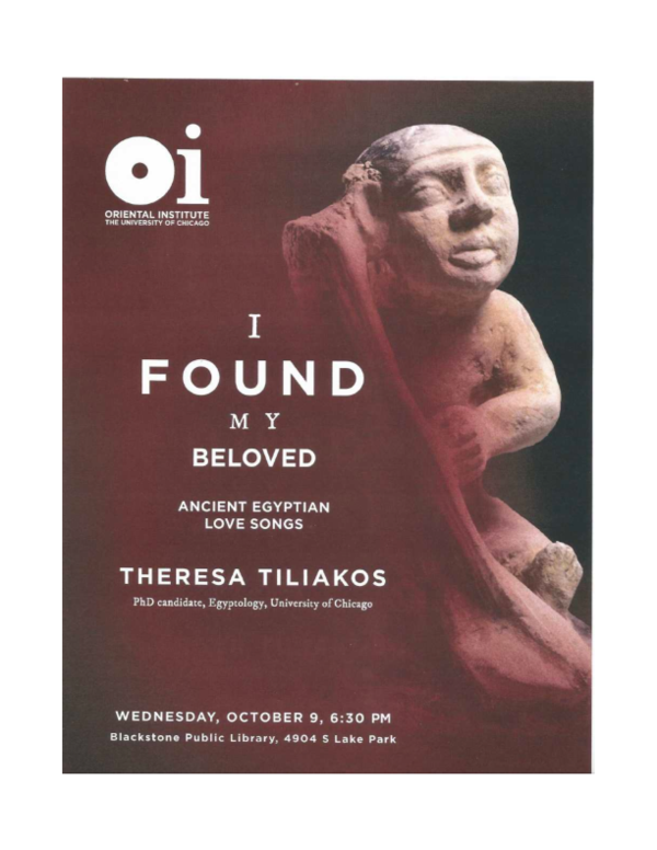 (PDF) I Found My Beloved: Ancient Egyptian Love Songs