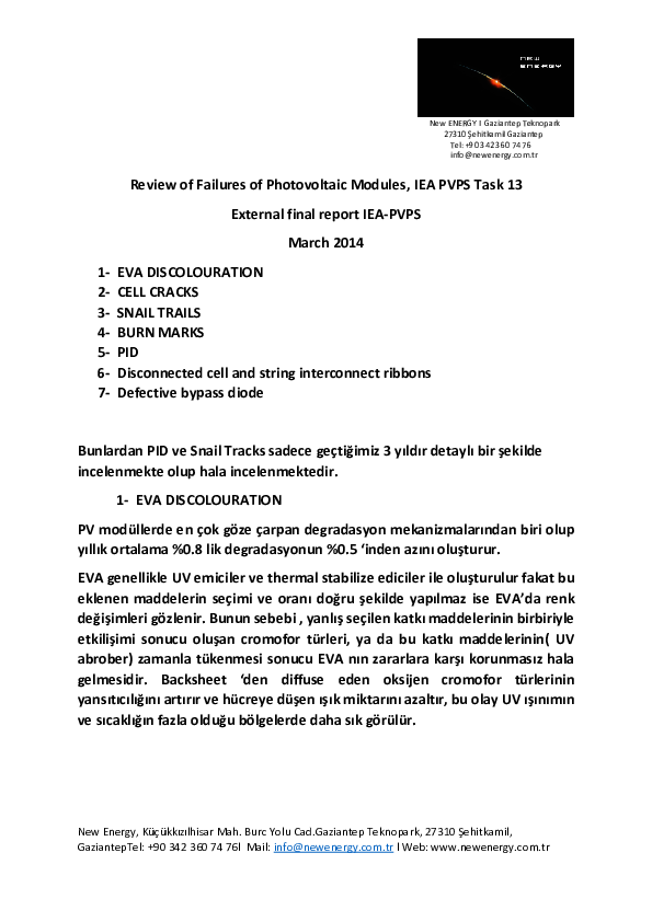 (PDF) Review of Failures of Photovoltaic Modules, IEA PVPS Task 13 ...