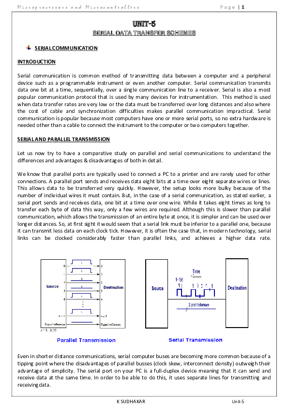 (PDF) Serial data transfer schemes