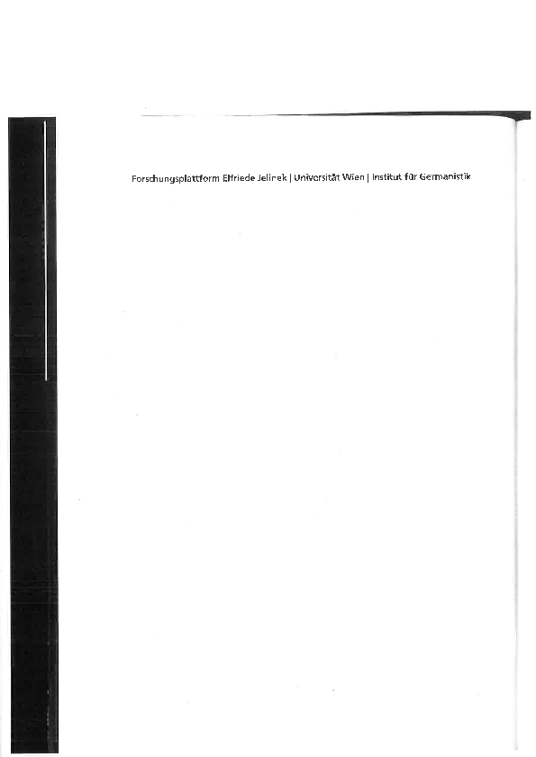 (PDF) Anna Babka: Gender Revisited @ Elfriede Jelinek – Splitter in ...