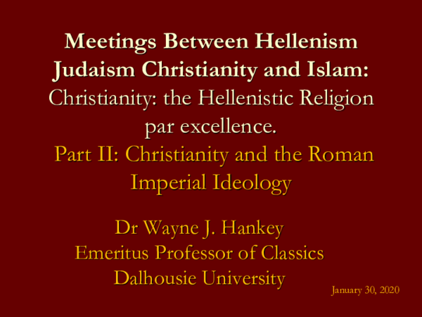 (PPT) Christianity as Hellenistic Religion II Christianity and Imperial ...