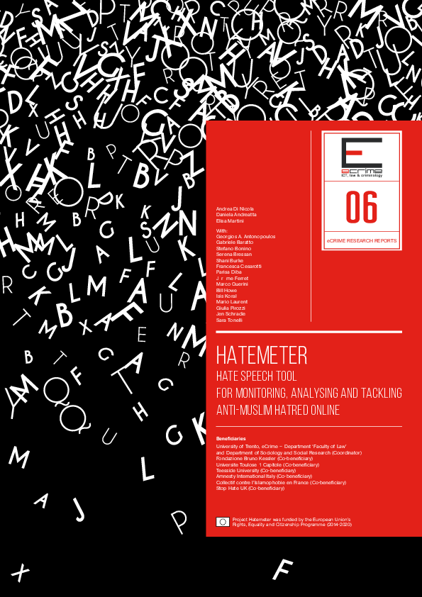 (PDF) HATEMETER Hate speech tool for monitoring, analysing and tackling ...
