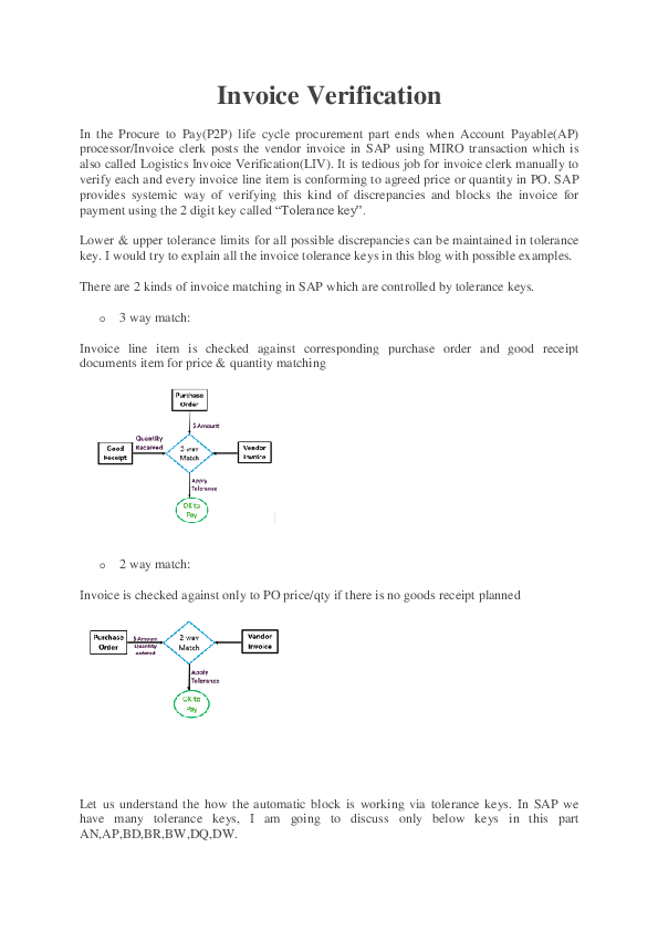 (DOC) Invoice Verification