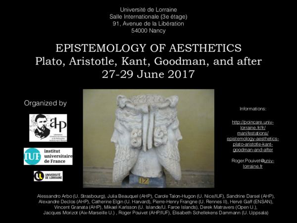 (PDF) Epistemology of Aesthetics : Plato, Aristotle, Kant, Goodman and ...