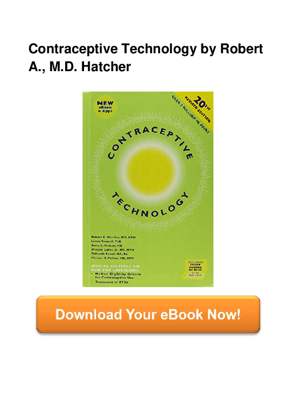 (PDF) Contraceptive Technology