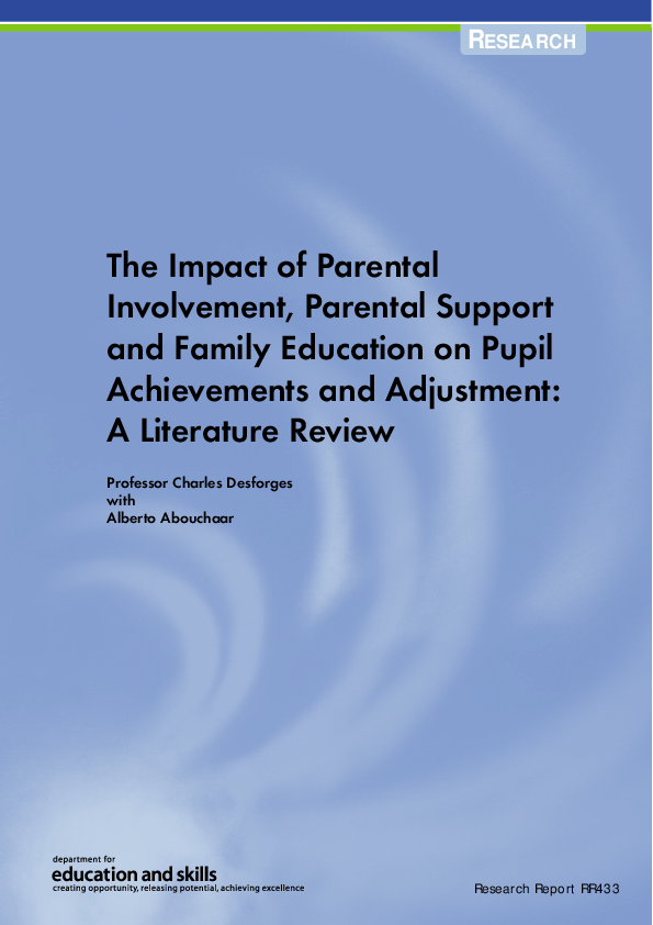 (PDF) The impact of parental involvement