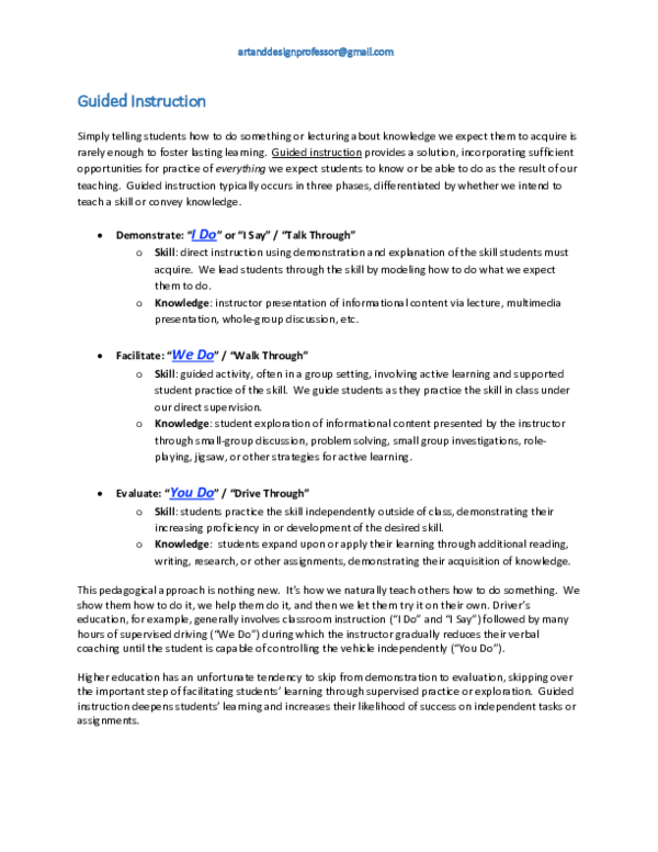(PDF) Guided Instruction DRAFT