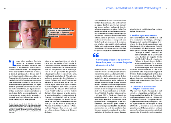 (PDF) Théologie de la Mission ad gentes (Synthèse du Colloque)