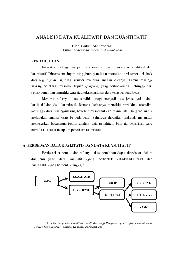 (DOC) ANALISIS DATA KUALITATIF DAN KUANTITATIF