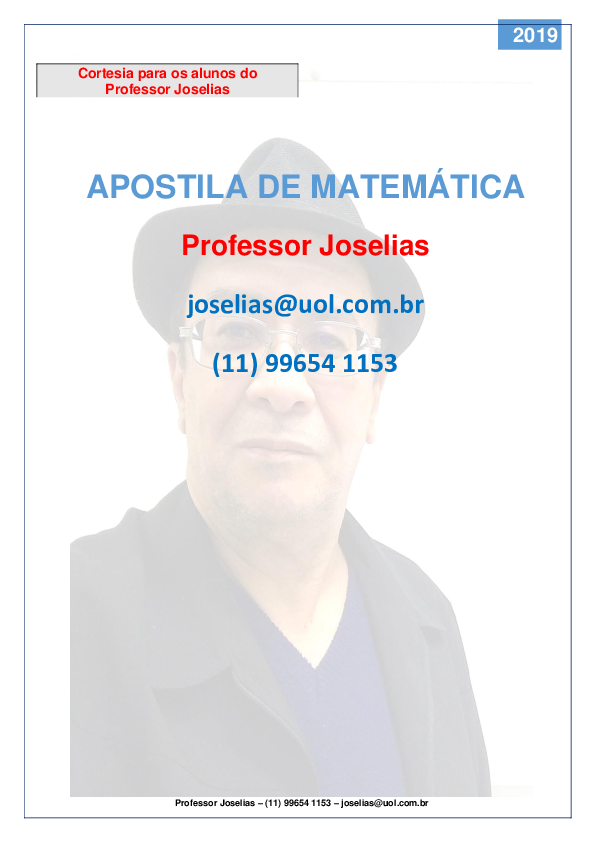(PDF) APOSTILA DE MATEMÁTICA