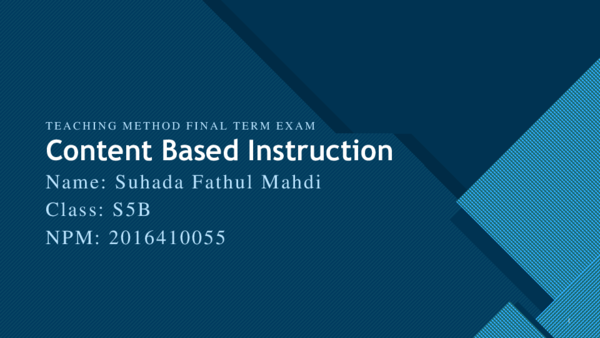 (PPT) Content Based Instruction Lesson Plan Overview