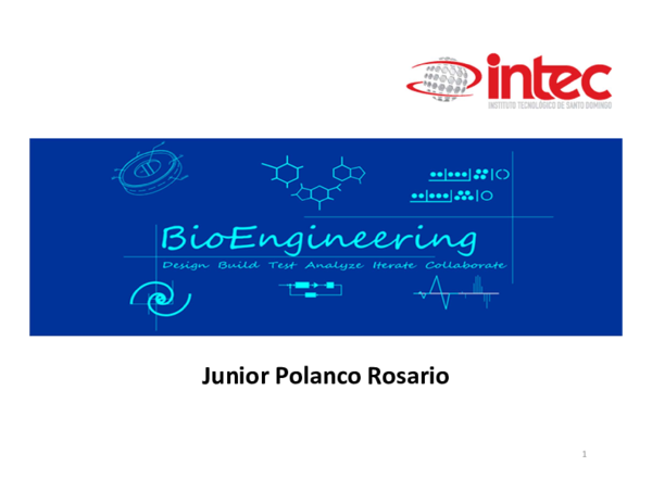 (PDF) PRESENTACIÓN INTEC SEMINARIO BIOMÉDICA | Junior Polanco ...