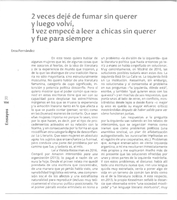(PDF) 2 veces dejé de fumar sin querer y luego volví / 1 vez empecé a ...