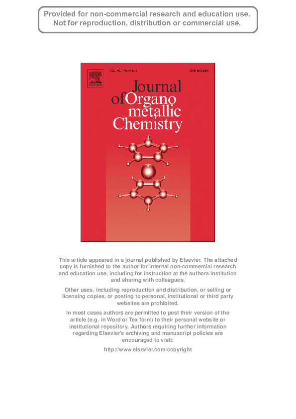 (PDF) Theoretical study of the structure, bonding and electronic ...