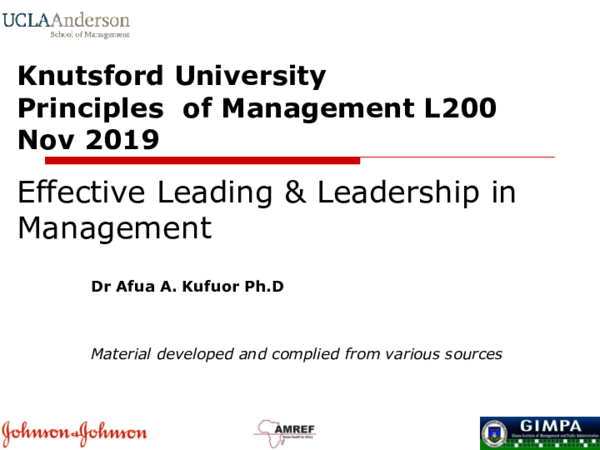 (PPT) Principal Management