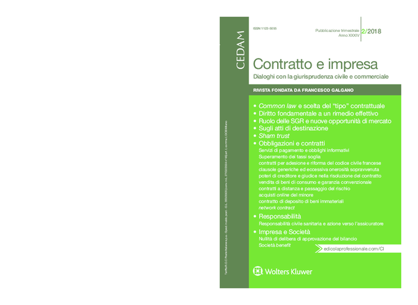 (PDF) Lo trust sham e il diritto civile