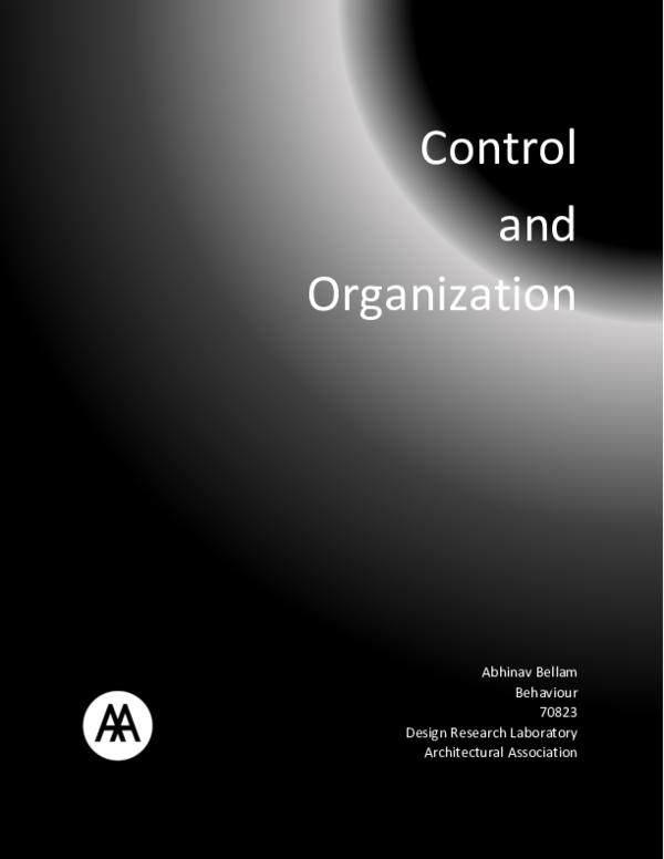 (PDF) Control and Organization