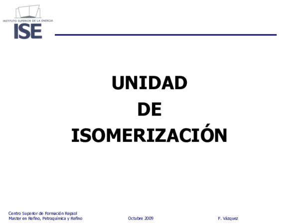 (PPT) Isomerización