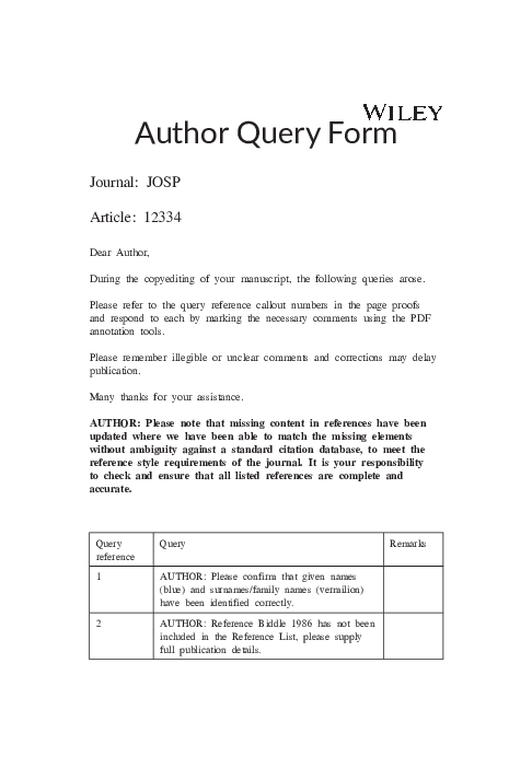 (PDF) Author Query Form
