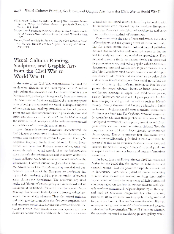 (PDF) Visual Culture: Painting, Sculpture, and Graphic Arts from the ...