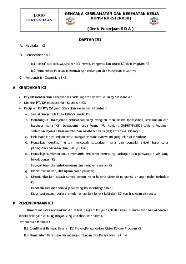 (DOC) Contoh RK3K | beantank tengah - Academia.edu