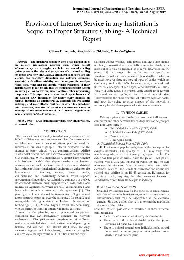 (PDF) IJETR 2 Paper August 2019