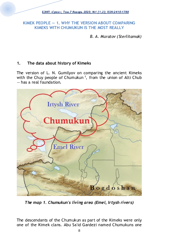 (PDF) KIMEK PEOPLE -1. WHY THE VERSION ABOUT COMPARING KIMEKS WITH ...