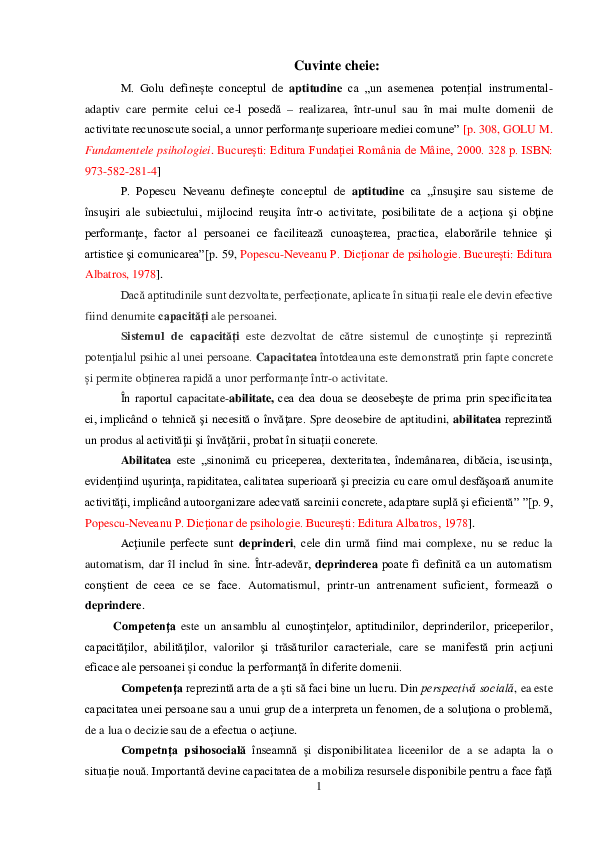 (DOC) Lucrare cuvinte-cheie | Ana Tintiuc - Academia.edu