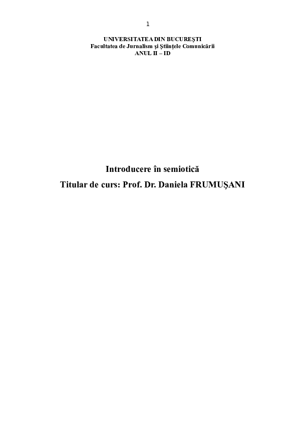 (DOC) D. Roventa Frumusani Introducere in Semiotica