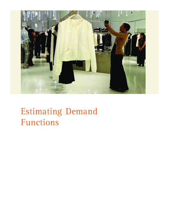 (PDF) Estimating Demand Functions
