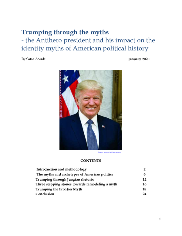 (PDF) Trumping through the myths -the Antihero president and his impact ...