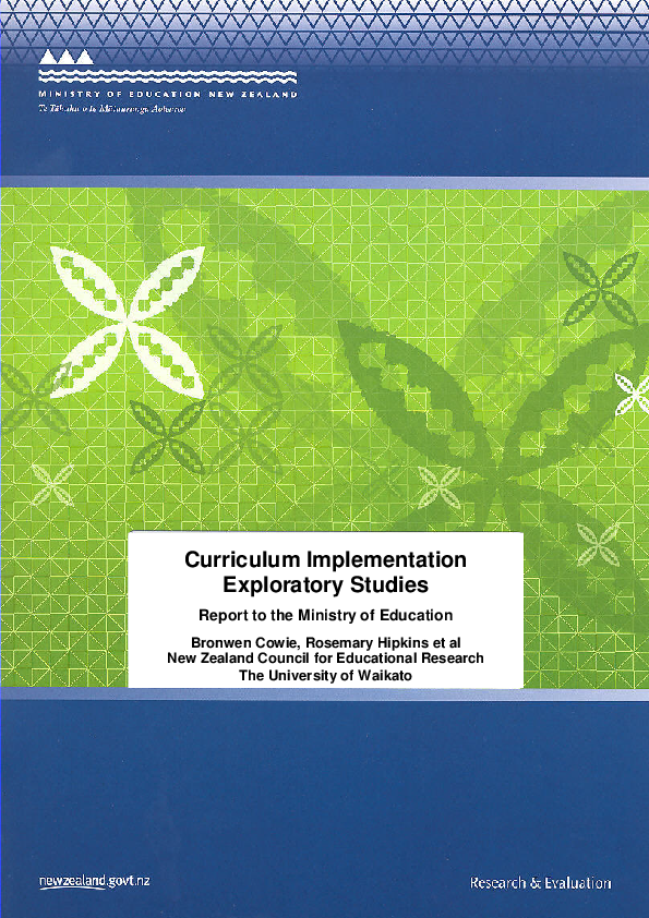(PDF) Curriculum implementation exploratory studies: Final report | Beverley Cooper - Academia.edu