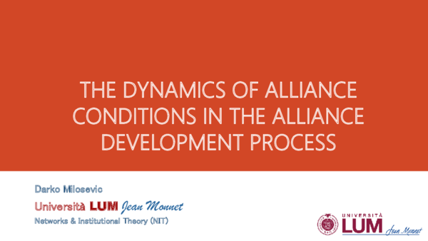 (PPT) The Dynamics of Alliance Conditions in the Alliance Development ...