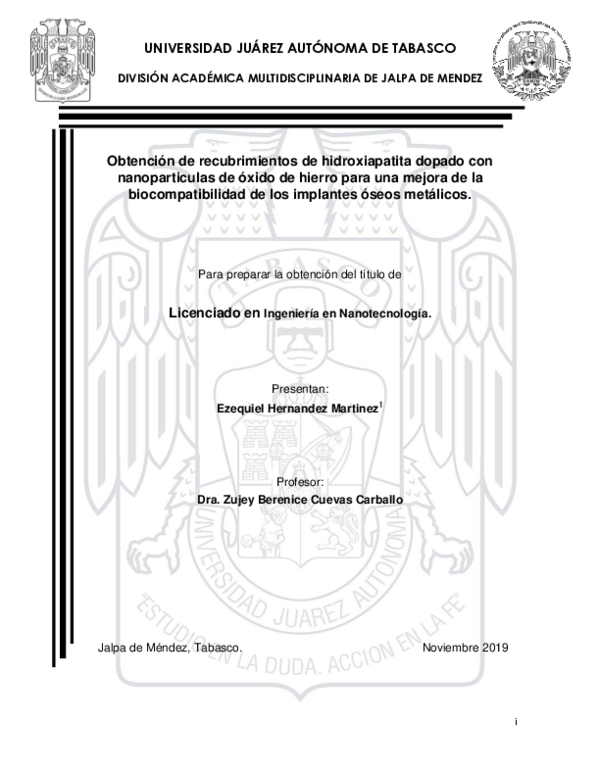 (DOC) Borrador Anteproyecto Metodología de la Investigación (Hidroxiapatita)