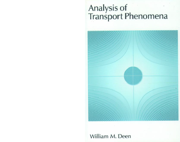 (PDF) ANALYSIS OF TRANSPORT PHENOMENA