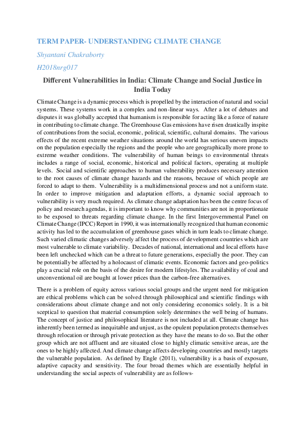 (PDF) Understanding Climate Change