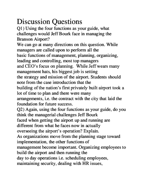 (DOC) Discussion Questions