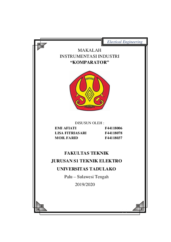 (DOC) KOMPARATOR KELOMPOK (9)