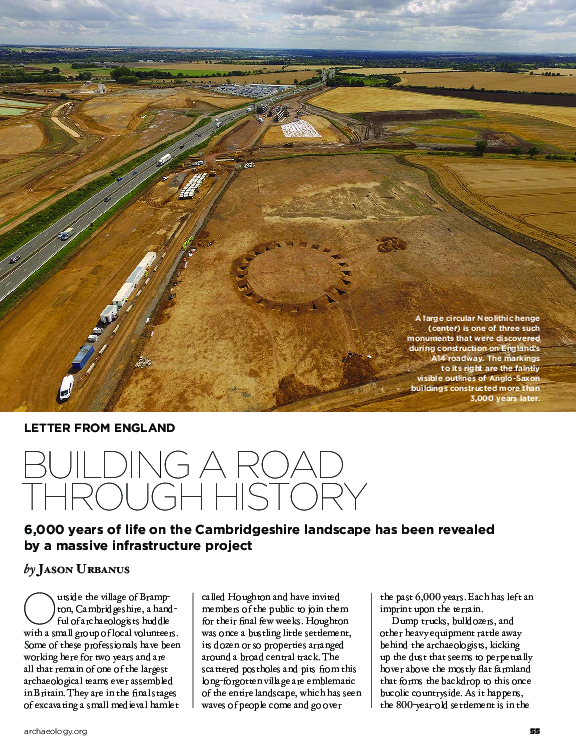 (PDF) Letter From England: Building a Road Through History | Jason ...