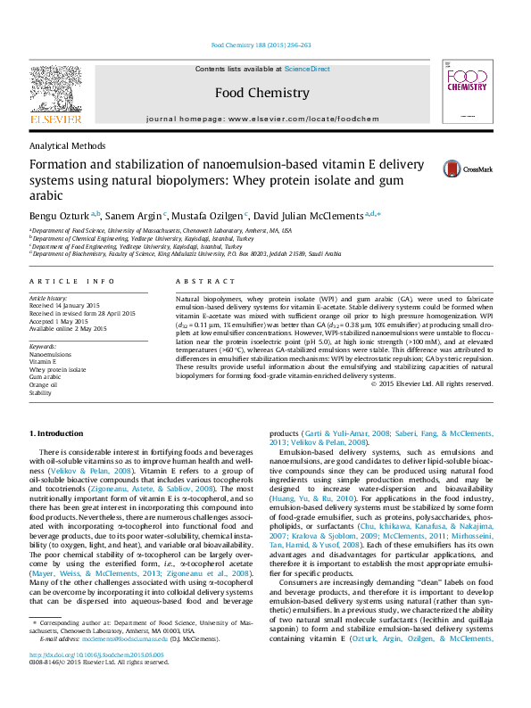 (PDF) Analytical Methods Formation and stabilization of nanoemulsion ...