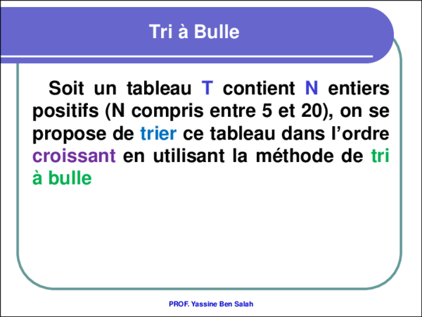 tri a bulle recursive python